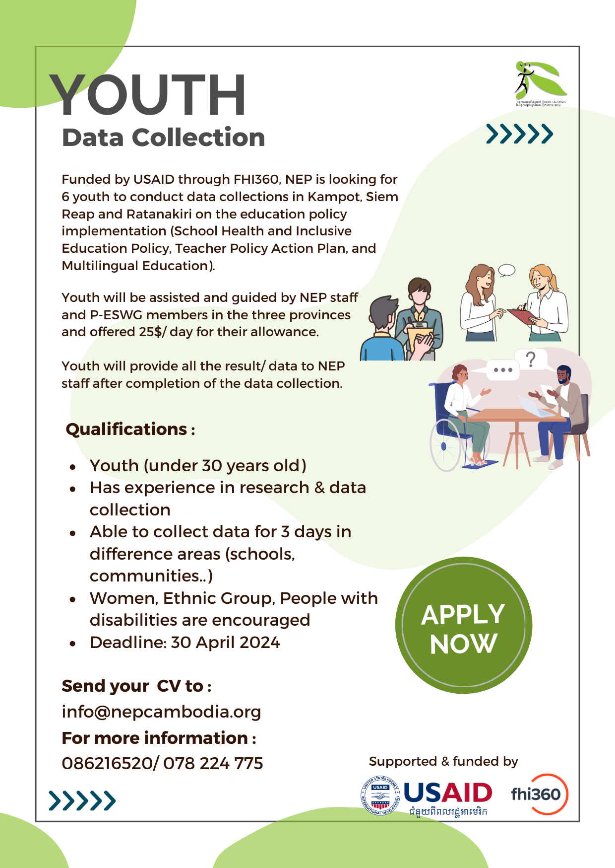 Enhancing Education Advocacy: Youth Data Collection in Kampot, Siem ...