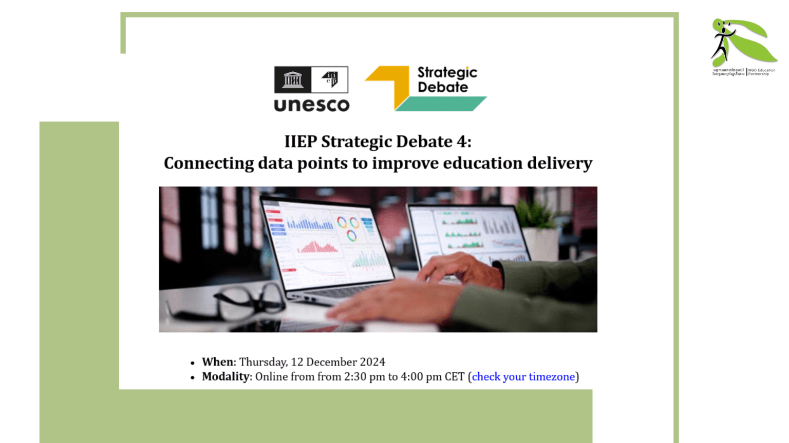 IIEP Strategic Debate: Leveraging Data to Enhance Education Delivery ...