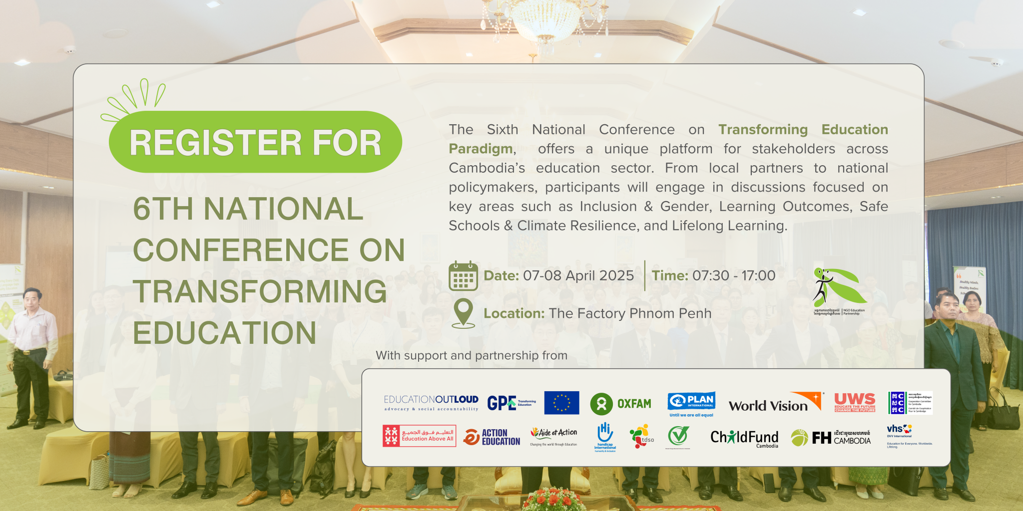 6th National Conference on Transforming Education – NGO Education ...
