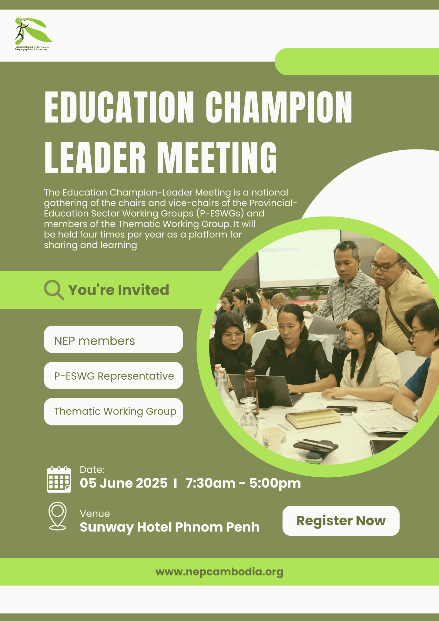 2nd Education Champion Leader Meeting of 2025 – NGO Education Partnership